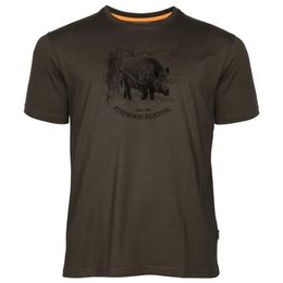 Pinewood - Wild Boar T-Shirt - T-Shirt Gr S braun