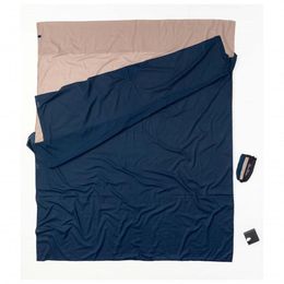 Cocoon - Travelsheet Doublesize Egyptian Cotton - Reiseschlafsack Gr 220 x 176 cm - Double Blau