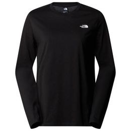 The North Face - Women's L/S Simple Dome Tee - Longsleeve Gr XS schwarz