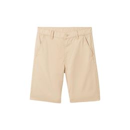 Tom Tailor Jungen Bermudashorts, braun, Uni, Gr. 140