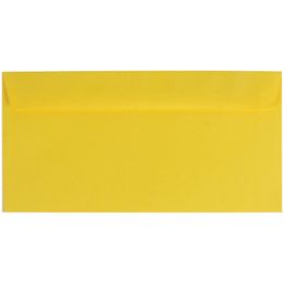 Stylex Schreibwaren Briefumschlag 500 farbige Briefumschläge / Din lang / Farbe: gelb
