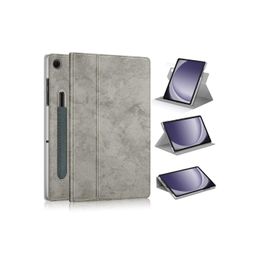 Wigento Tablet-Hülle Für Samsung Galaxy Tab A9 Plus 360 Grad Rotation Kunst-Leder Tasche
