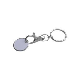 Livepac Office Schlüsselanhänger Metall Schlüsselanhänger mit Einkaufschip