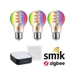 Paulmann LED-Leuchtmittel Smartes Zigbee 3.0 LED Starter Set Smik E27