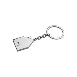 Livepac Office Schlüsselanhänger Metall Schlüsselanhänger in Hausform