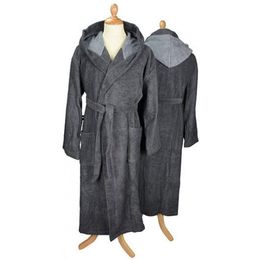 A&R Bademantel Herren Bademantel mit Kapuze Bathrobe with Hood