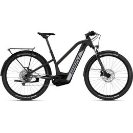E-Bike GHOST "E-Teru B Advanced EQ" E-Bikes Gr. 38 cm, 27,5 Zoll (69,85 cm), grau (dunkelgrau, hellgrau) E-Bikes