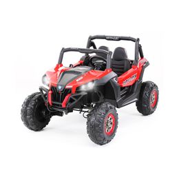 Actionbikes Motors Kinder-Elektroauto UTV Buggy MX Allrad 4x4 (Rot/Schwarz)