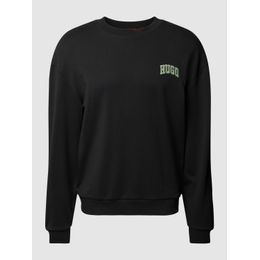 Hugo Sweatshirt mit Label-Stitching