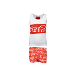Coca-Cola COCA COLA Schlafanzug Coca Cola Mädchen Pyjama Shirt Shorts Gr. 134 bis 164