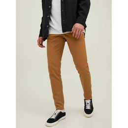 Jack & Jones Jack & Jones Chinohose Chino Hose Stretch Pants Slim Fit JPSTMARCO JJBOWIE 5121 in Braun-2