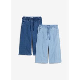 bonprix Stretch-Capri-Jeans (2er Pack), Straight