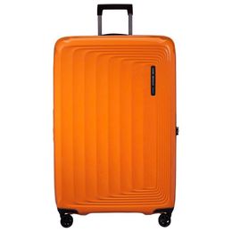 Samsonite Koffer NUON 81, 4 Rollen, Trolley Reisegepäck Hartschalenkoffer Reisekoffer TSA-Zahlenschloss, orange