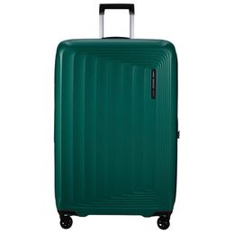 Samsonite Koffer NUON 81, 4 Rollen, Trolley Reisegepäck Hartschalenkoffer Reisekoffer TSA-Zahlenschloss, grün