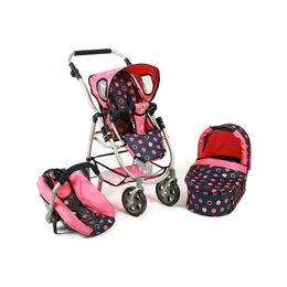 Bayer Chic 2000 Kombi-Puppenwagen EMOTION ALL IN – CORALLO 3-in-1