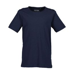 Blue Seven - T-Shirt BASIC in nachtblau, Gr.140