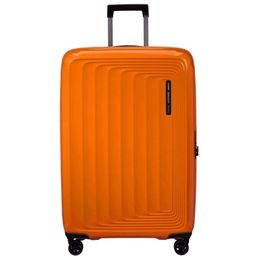 Samsonite Koffer NUON 75, 4 Rollen, geräumiger Koffer, Trend Reisegepäck Reisekoffer TSA-Zahlenschloss, orange