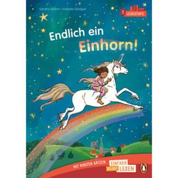 Penguin JUNIOR - Einfach selbst lesen: Endlich ein Einhorn! (Lesestufe 1) - Sandra Grimm, Gebunden