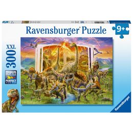 Ravensburger Lexikon aus der Urzeit 300 Teile XXL Kinderpuzzle - Puzzle für Kind