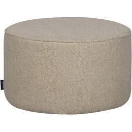 Woood Hocker Sara, H 36 cm x Ø 60 cm, weiß