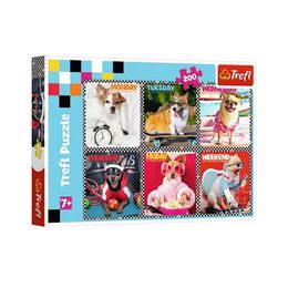 Trefl Puzzle 200 - Happy Dogs (Kinderpuzzle)