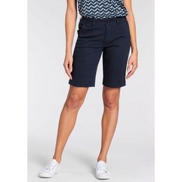 Boysen's Boysen's Bermudas mit Buntfalten in bequemer Form - NEUE KOLLEKTION, blau