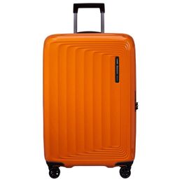 Samsonite Koffer NUON 69, 4 Rollen, Reisekoffer Aufgabegepäck Koffer für Flugreisen TSA-Zahlenschloss, orange
