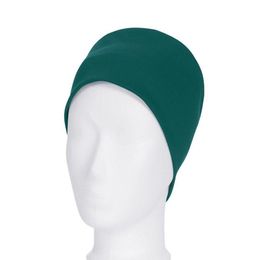 TRIGEMA Strickmütze TRIGEMA Soft-Cap (1-St), grün