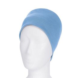 TRIGEMA Strickmütze TRIGEMA Soft-Cap (1-St), blau