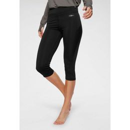 OCEAN SPORTSWEAR Yogatights 3/4 Yoga-Tights mit Mesh-Einsätze, schwarz