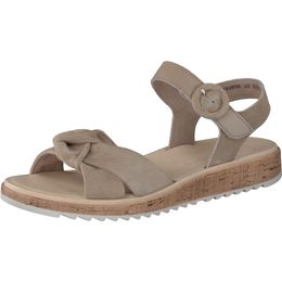 Paul Green Sandalen, Leder, Dornschließe, für Damen, beige, 38.5