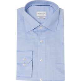 Eterna Businesshemd, Modern-Fit, Brusttasche, für Herren, blau, 42