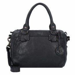 Harbour 2nd Anchor Love Schultertasche Leder 32 cm dark ash