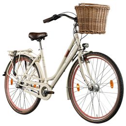 Zündapp Zündapp C800 Damenfahrrad 28 Zoll mit Nabenschaltung 3 Gang retro Citybike 155 - 175 cm creme