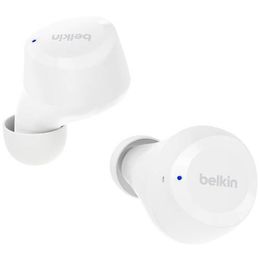 Belkin SoundForm Bolt In Ear Headset Bluetooth® Weiß Headset, Ladecase, Schweißresistent