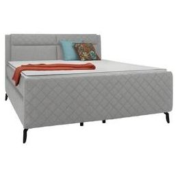 Boxspringbett Manacor in Silberfarben ca, 180x200cm