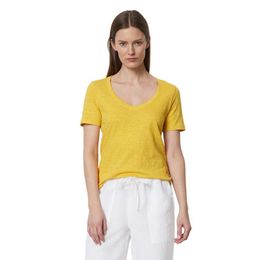 Marc O'Polo Marc O'Polo T-Shirt aus Organic Cotton Slub Jersey, gelb