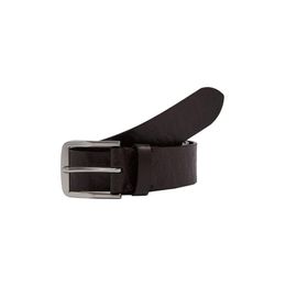 Calvin Klein Jeans Ledergürtel CLASSIC FLAT LTHR BELT 35MM AOP, braun