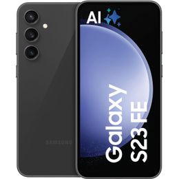 Samsung Smartphone "Galaxy S23 FE 256GB" Mobiltelefone AI-Funktionen Gr. 256 GB 8 GB RAM, grau (graphite) Smartphone Android Bestseller