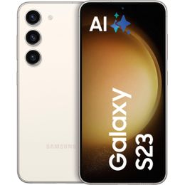 Samsung Smartphone "Galaxy S23, 128 GB" Mobiltelefone AI-Funktionen Gr. 128 GB 8 GB RAM, beige Smartphone Android Bestseller