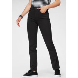 Levi's Straight-Jeans LEVI'S "724 High Rise Straight" Gr. 26, Länge 28, schwarz (black) Damen Jeans