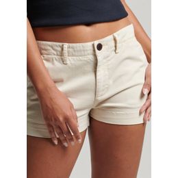 Shorts Superdry "VINTAGE CHINO HOT SHORT" Gr. XS, N-Gr, beige (oatmeal) Damen Hosen Kurze