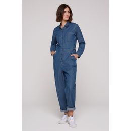 Jumpsuit SOCCX Gr. L, Normalgrößen, blau (authentic blue) Damen Overalls