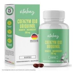 Vitabay Coenzym Q10 Ubiquinol 200 mg Bioaktiv - Hochdosiert 60 St