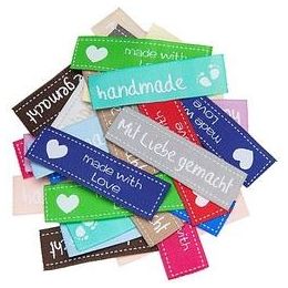 buttinette Label-Set "klassisch", Größe: 5,5 x 1,6 cm, Inhalt: 30 Stück