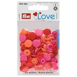 Prym Druckknöpfe "Color Snaps", rot color, 12,4 mm Ø, 30 Stück