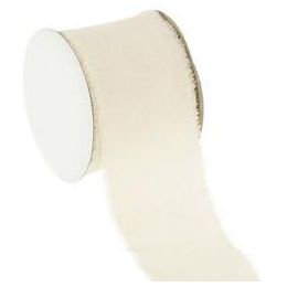 buttinette Baumwollband, natur, 55 mm, 3 m