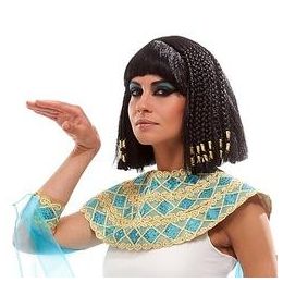 buttinette Kurzhaarperücke "Cleopatra", schwarz