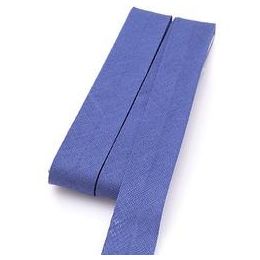 buttinette Baumwoll-Schrägband, jeansblau, Breite: 2 cm, Länge: 5 m