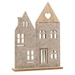 buttinette Deko-Haus zum Stellen aus Filz, 18 x 5 x 32 cm